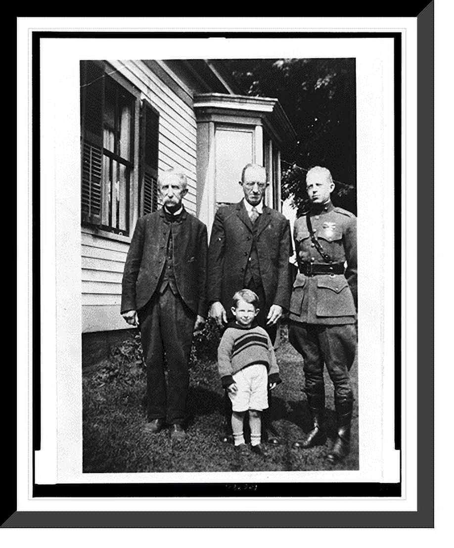 Historic Framed Print, [Merritt Edson, full-length portrait, standing ...