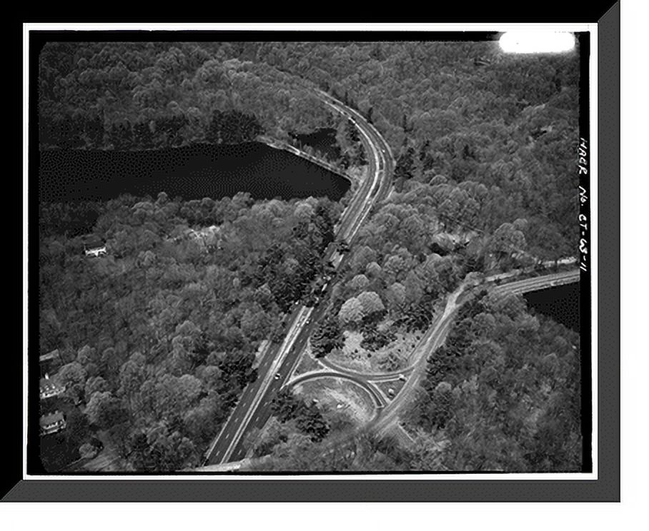 Historic Framed Print, Merritt Parkway, Beginning in Greenwich ...