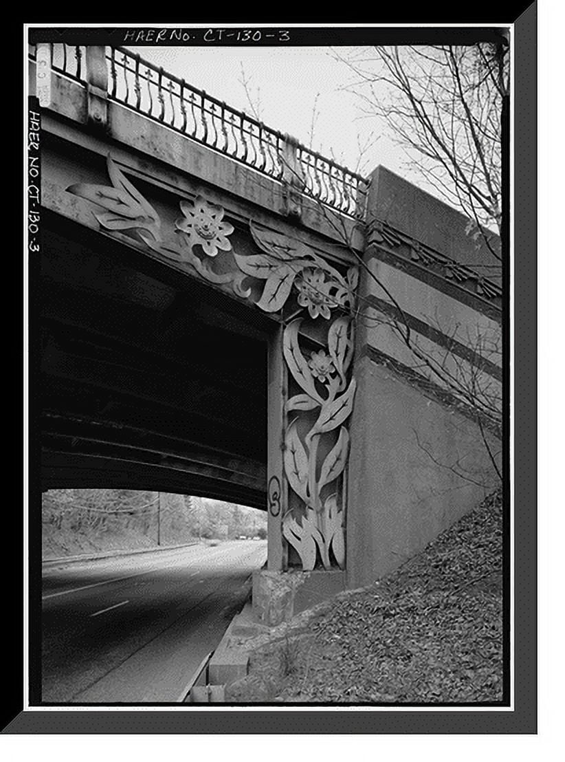 Historic Framed Print, Merritt Parkway, Main Street/Route 110 Bridge ...