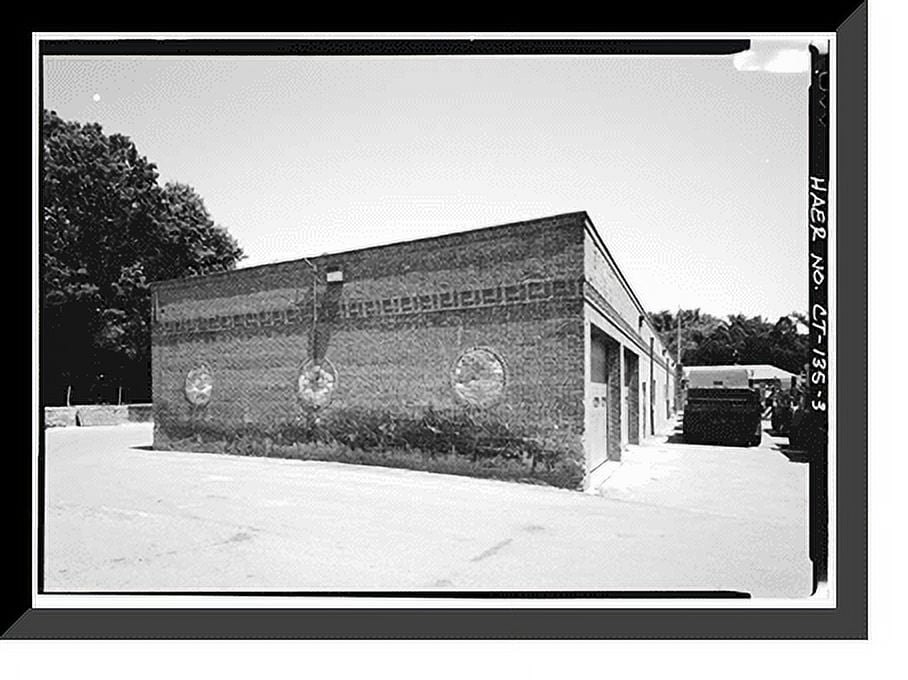 Historic Framed Print, Merritt Parkway, (Southbound) Maintenance Garage ... Historic Framed Print, Merritt Parkway, (Southbound) Maintenance Garage ...