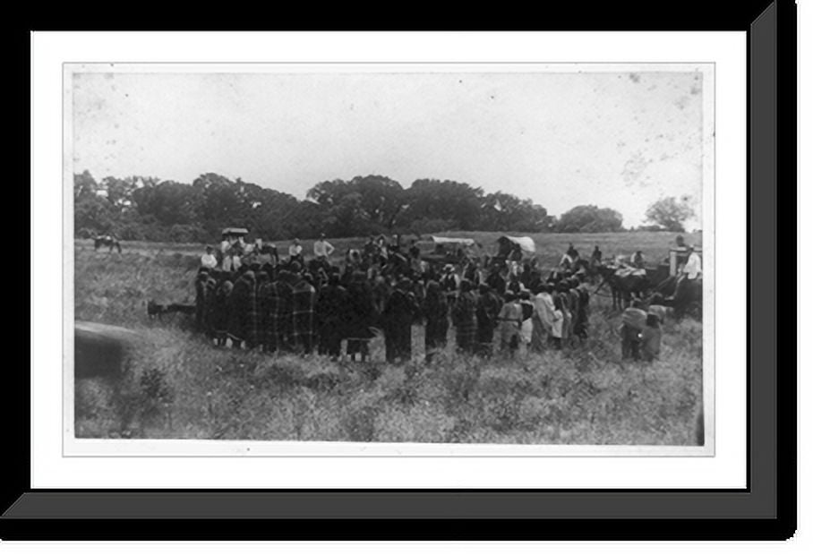 Historic Framed Print, Messiah dance - Indian dance, Fort Sill, I.T ...