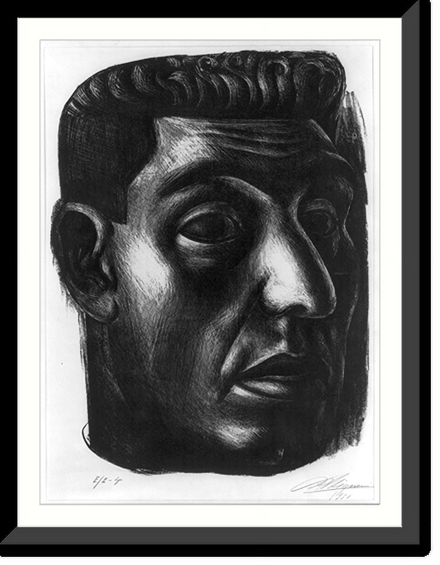 Historic Framed Print, [Mexico - 20th C. graphic art: Moises Saenz ...