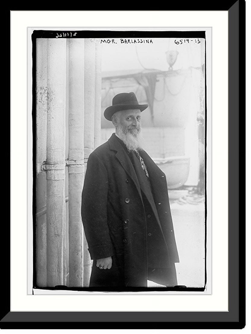 Historic Framed Print, Mgr. Barlassina, 17-7/8" x 21-7/8" - Walmart.com