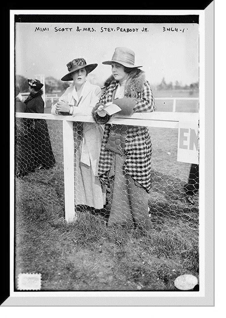 Historic Framed Print, Mimi Scott and Mrs. Stev. Peabody Jt., 17-7/8" x ...