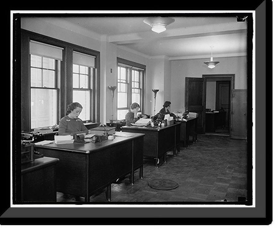 Historic Framed Print, Mine workers take new quarters. Washington, D.C ...