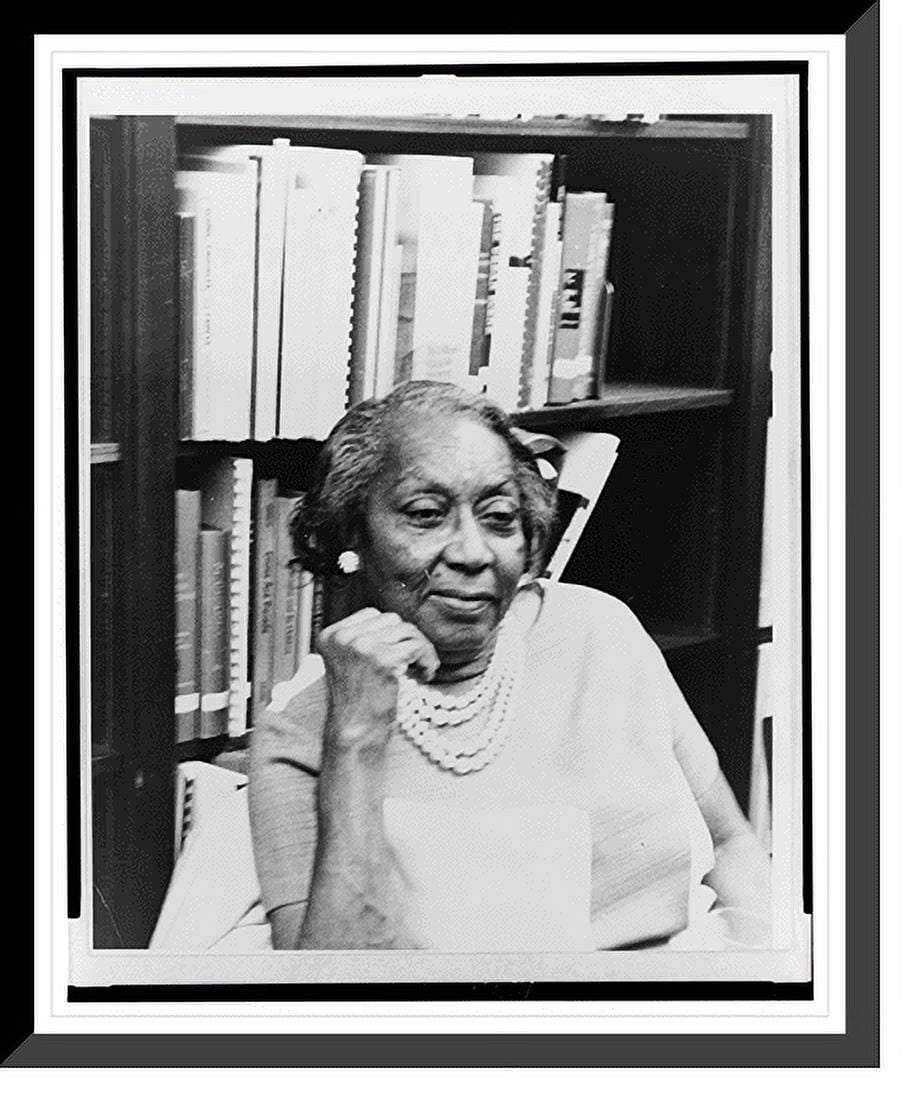 Historic Framed Print, [Miriam Hanson, Kenneth Bancroft Clark's mother ...