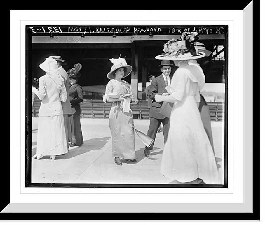 Historic Framed Print, Miss Elizabeth Hammond, daughter of J. Hays ...