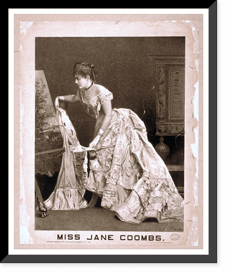 Historic Framed Print, Miss Jane Coombs, 17-7/8" x 21-7/8" - Walmart.com