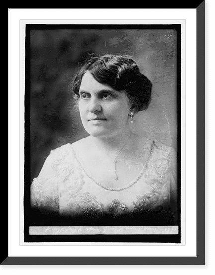 Historic Framed Print, Miss Janie Slemp, wife of Rep. Slemp, 17-7/8" x 21-7/8" - Walmart.com