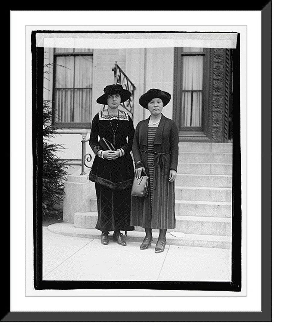 Historic Framed Print, Miss Marion Irvine & Mme. Hideko Inouye, 11/26 ...