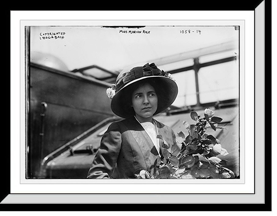 Historic Framed Print, Miss Marion Rice, 17-7/8" x 21-7/8" - Walmart.com