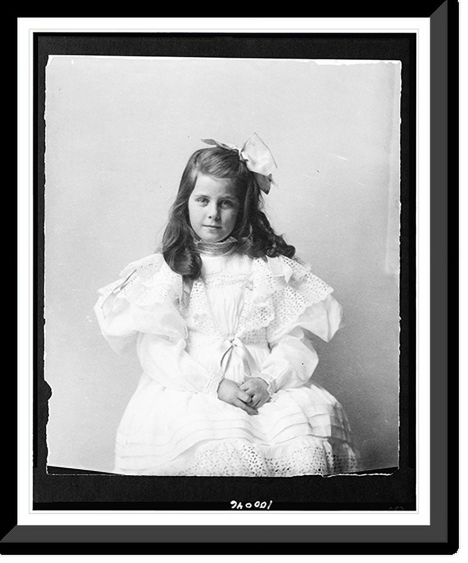 Historic Framed Print, [Miss Martha Cameron, three-quarter length ...