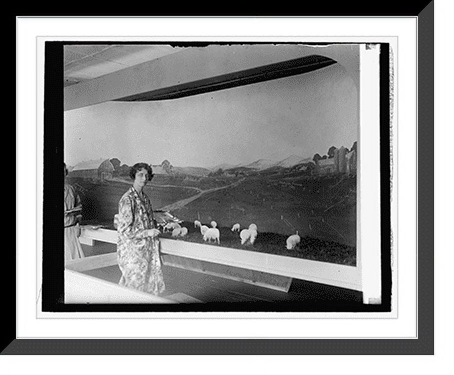 Historic Framed Print, Miss Ruth McC. Trumble with Ag. Dept ...