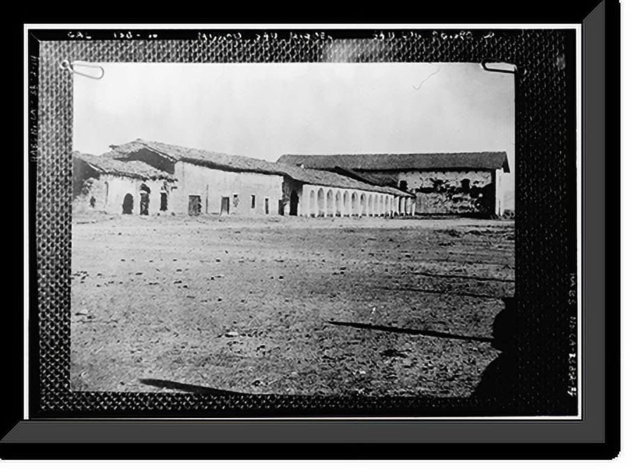 Historic Framed Print, Mission San Miguel Arcangel, Highway 101, San ...