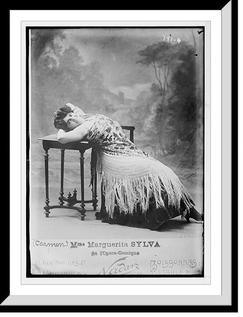 Historic Framed Print, Mme Marguerita Sylva as Carmen, of the Opera ...
