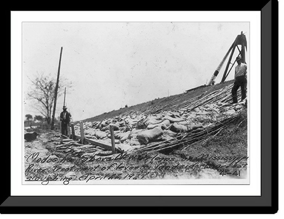 Historic Framed Print, Modoc, La., above New Orleans, on Mississippi ...