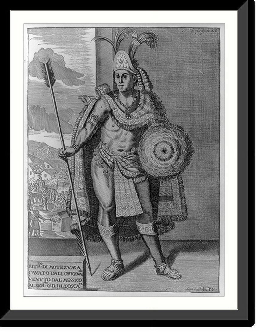 Historic Framed Print, [Montezuma II, Emperor of Mexico, 1480?-1520 ...