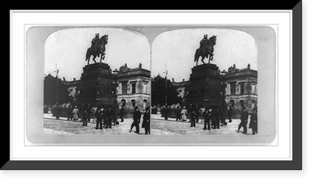 Historic Framed Print, Monument of Frederick the Great, Berlin, Germany ...