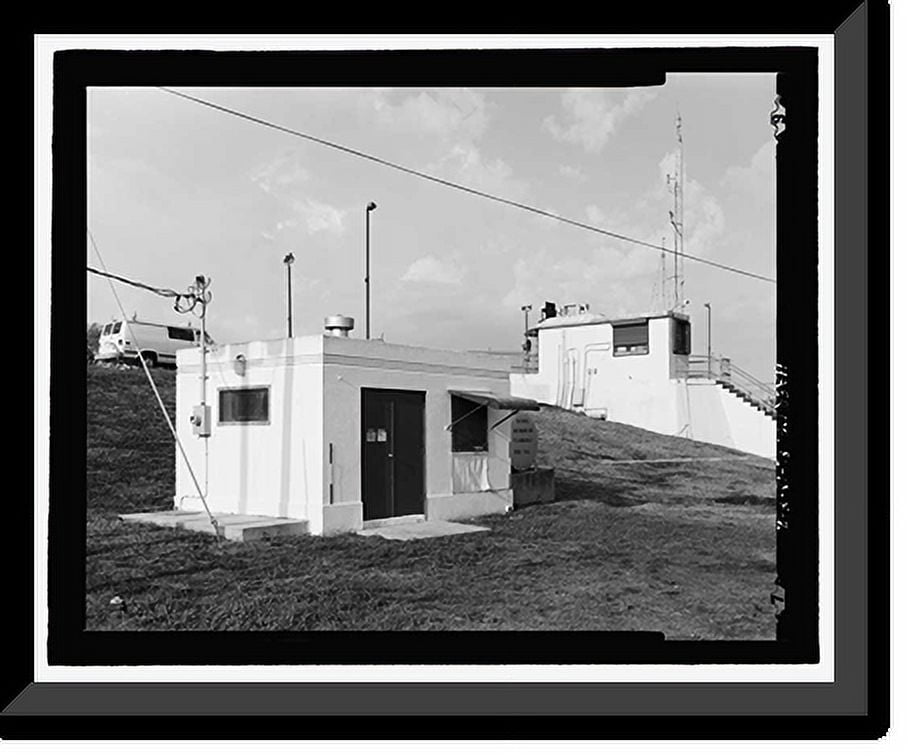 Historic Framed Print, Moore Haven Lock, Generator House, Cross-State ...