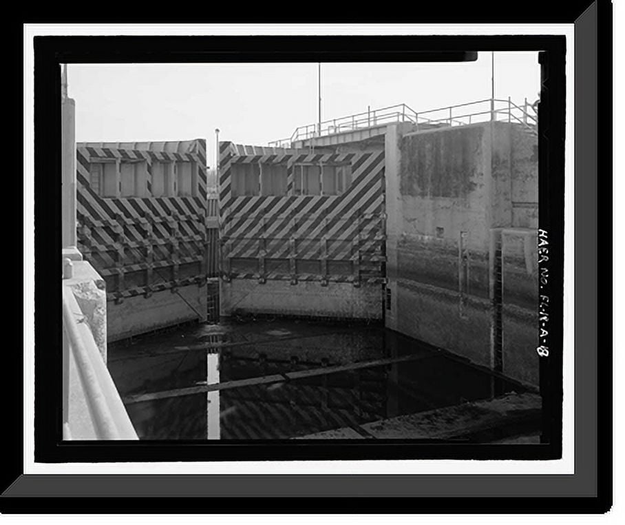Historic Framed Print, Moore Haven Lock, Hurricane Gate No. 1, Cross ...
