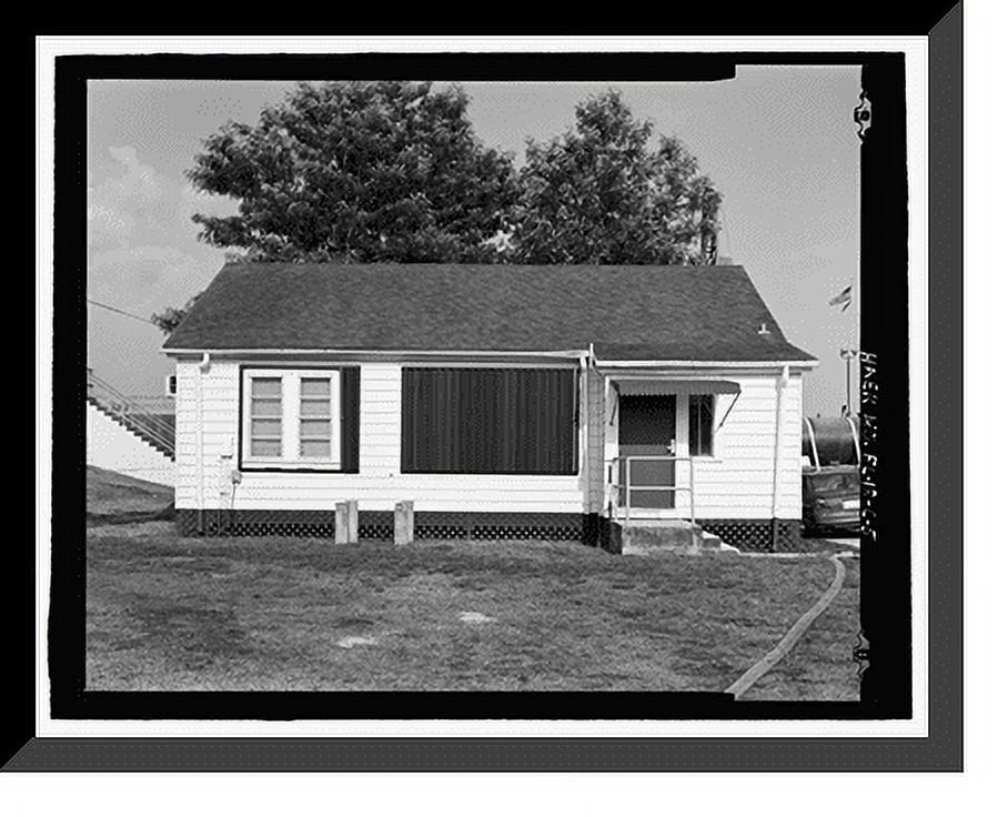 Historic Framed Print, Moore Haven Lock, Lock Tender's House/Office ...