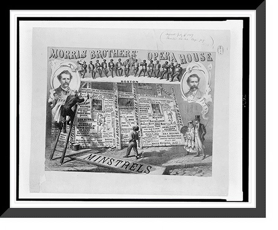 Historic Framed Print, Morris Brothers' opera house, Boston.A ...