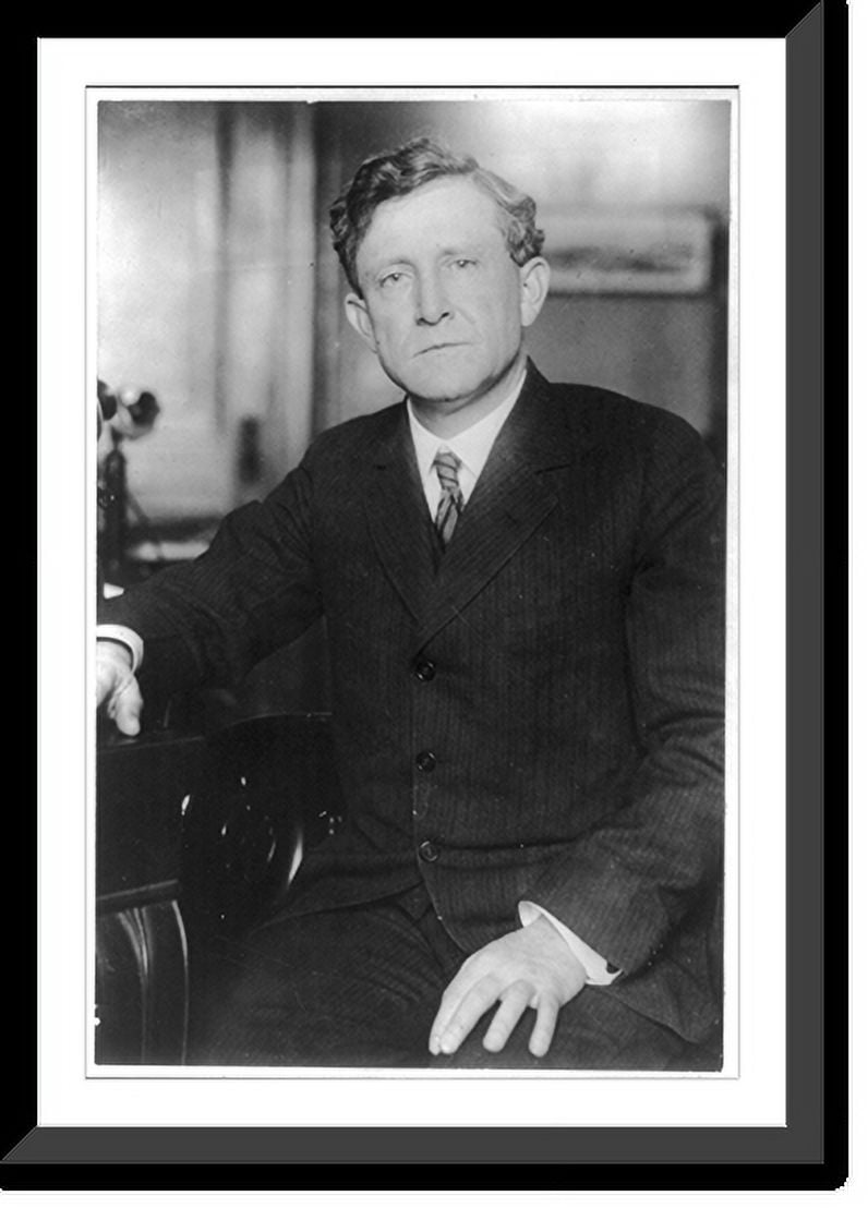 Historic Framed Print, [Morris Sheppard, half-length portrait, seated ...