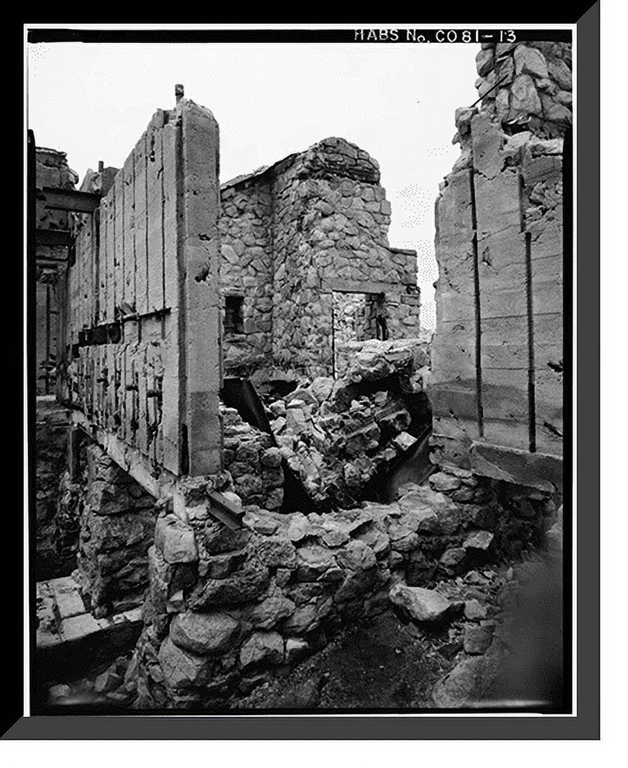 Historic Framed Print, Mount Evans Crest House, State Route 5, Mount Evans summit, Arapaho ...