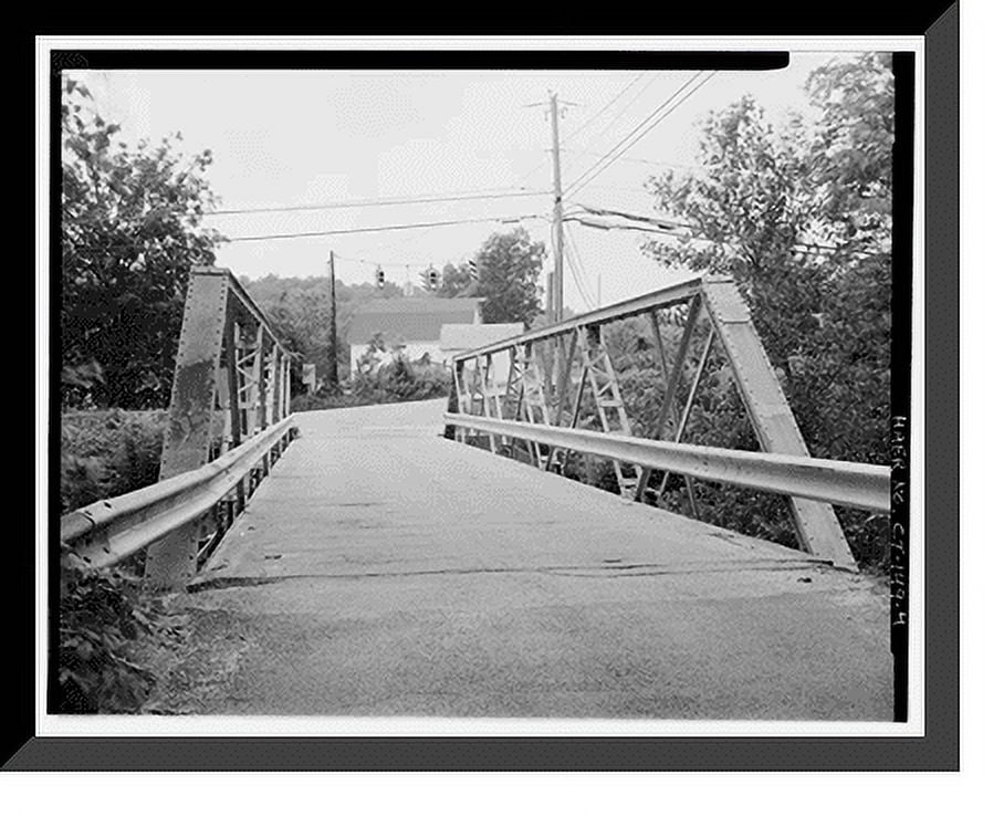 Historic Framed Print, Mount Hope Road Bridge, Spanning Mount Hope ...
