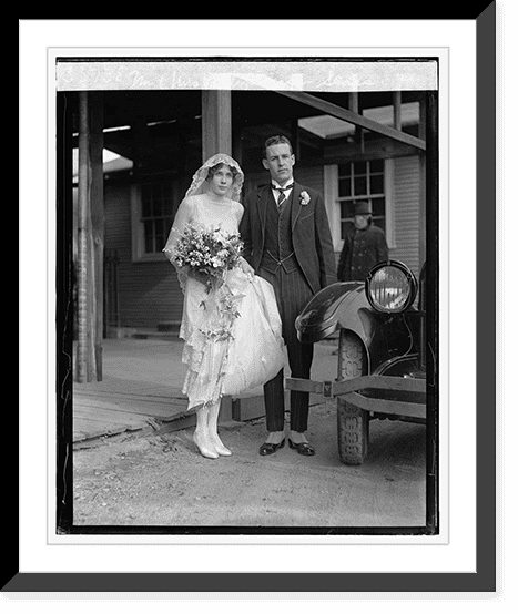 Historic Framed Print, Mr. & Mrs. Philip Mason Sears, 17-7/8" x 21-7/8 ...