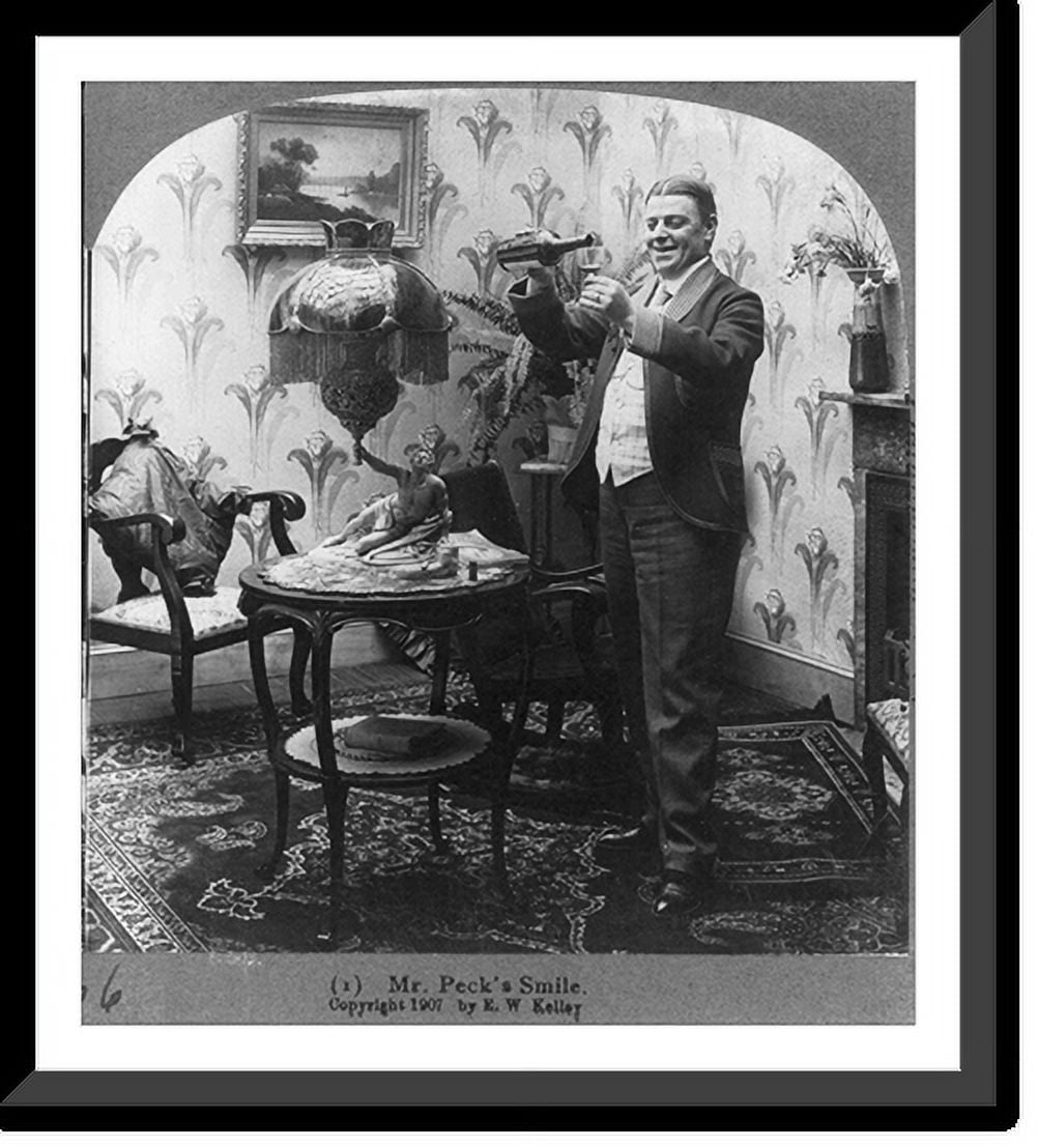 Historic Framed Print, Mr. Peck's smile, 17-7/8" x 21-7/8" - Walmart.com