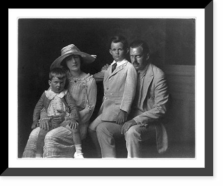 Historic Framed Print, [Mr. and Mrs. Edward Beale McLean posed with ...