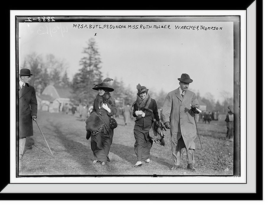 Historic Framed Print, Mrs. A. Butler-Duncan; Miss Ruth Moller; Warcher ...