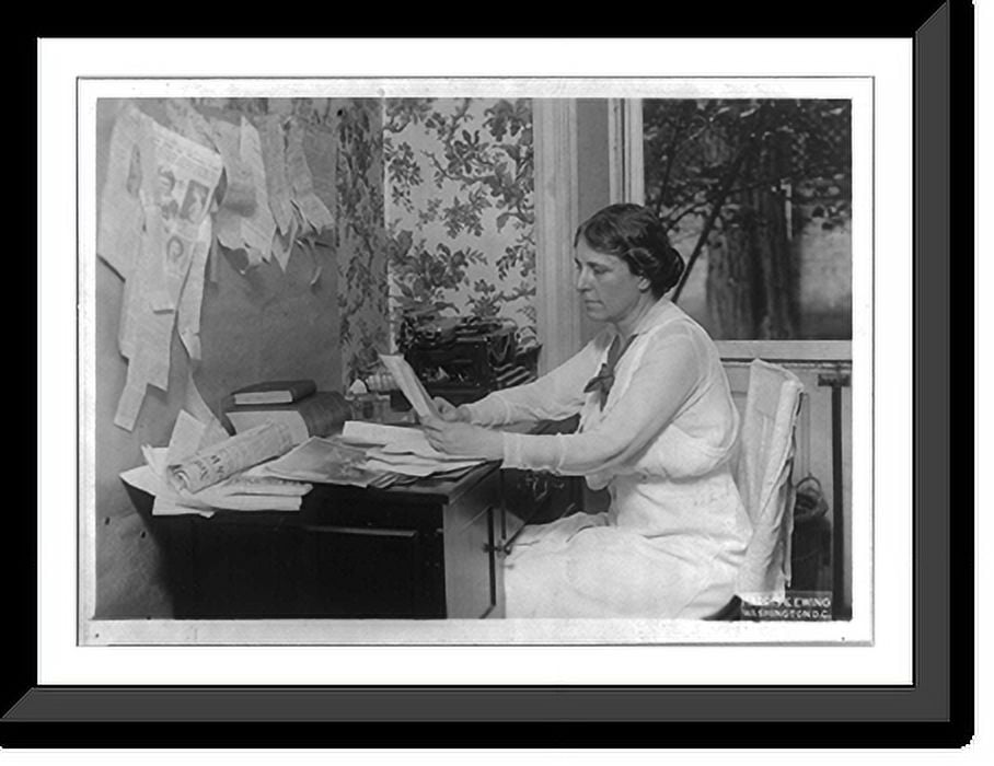 Historic Framed Print, Mrs. Abby Scott Baker, 17-7/8" x 21-7/8 ...