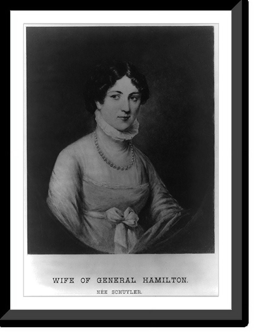 Historic Framed Print, [Mrs. Alexander Hamilton, née Elizabeth Schuyler ...