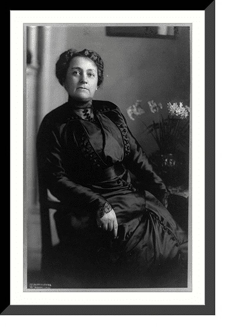 Historic Framed Print, [Mrs. Benjamin Harrison, three-quarters length ...