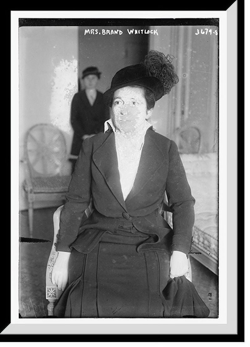 Historic Framed Print, Mrs. Brand Whitlock - 2, 17-7/8" x 21-7/8 ...