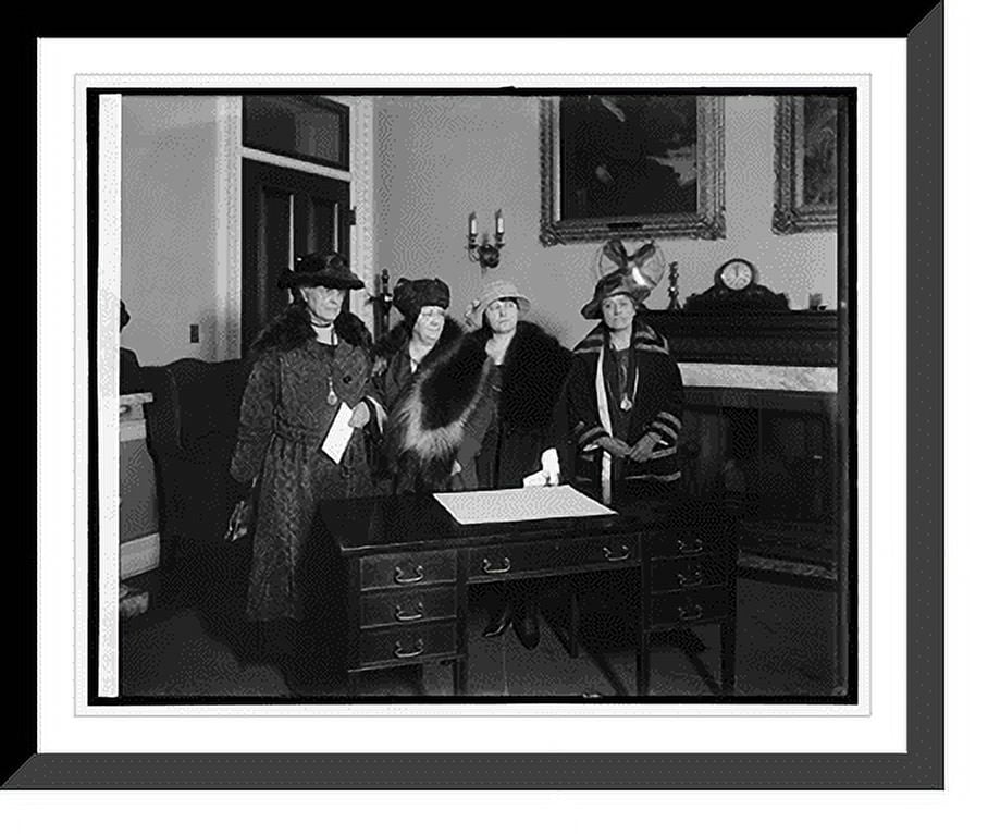 Historic Framed Print, Mrs. Chas. Summer Bird, Mrs. K.P. Edson, Mrs ...