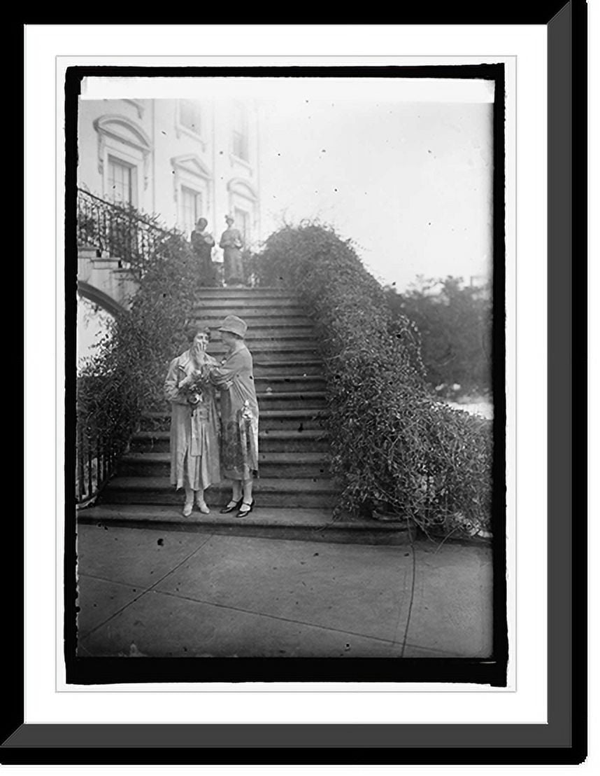 Historic Framed Print, Mrs. Coolidge & Miss Helen Keller, 1/12/26, 17-7 ...