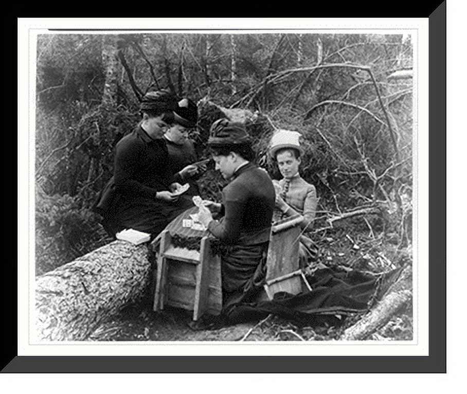 Historic Framed Print, Mrs. Cox, Miss Townsend, Mrs. Rowland, Mrs ...