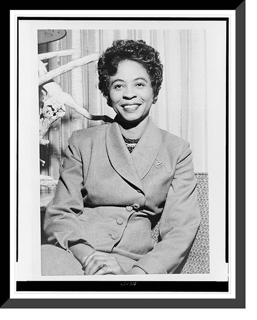 Historic Framed Print, [Mrs. Daisy Bates, three-quarter length portait ...