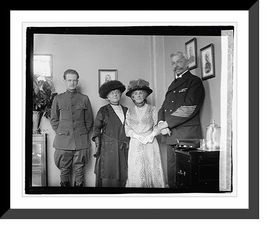 Historic Framed Print, Mrs. Daniels & Mrs. Dewey - 2, 17-7/8" x 21-7/8 ...