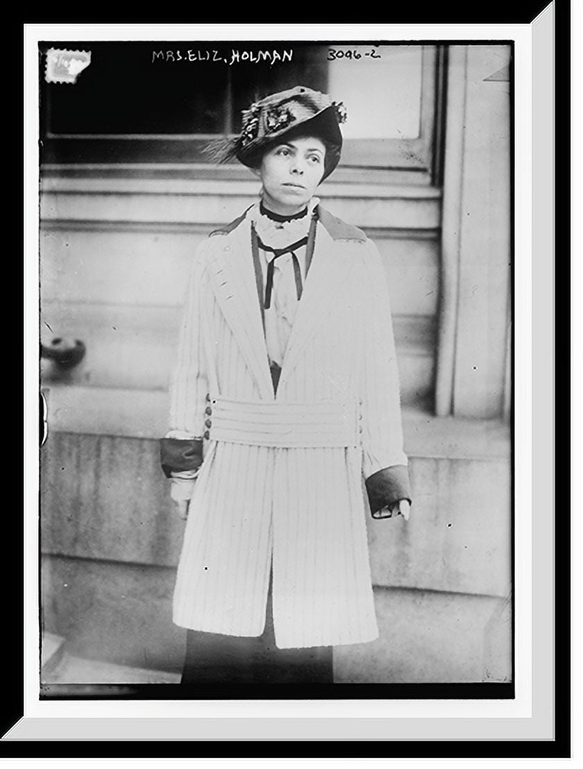 Historic Framed Print, Mrs. Eliz. Holman, 17-7/8" x 21-7/8" - Walmart.com