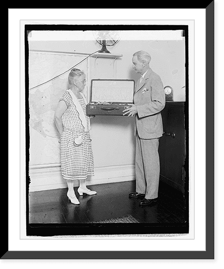 Historic Framed Print, Mrs. Emma H. Foster & Col. Stanley H. Ford, 7/25 ...