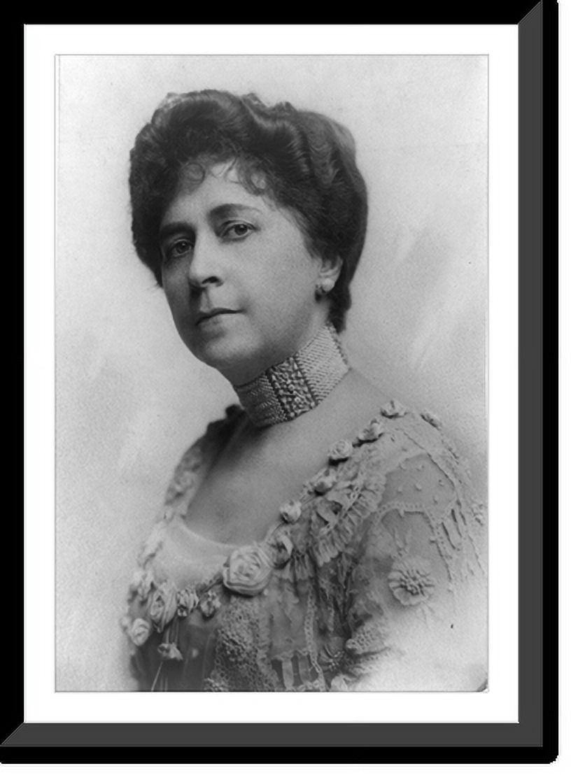 Historic Framed Print, [Mrs. Frank Ellis, head-and-shoulders portrait ...