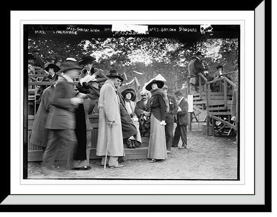 Historic Framed Print, Mrs. G. Loew, Mrs. Livermore, Mrs. G. Douglas,à ...