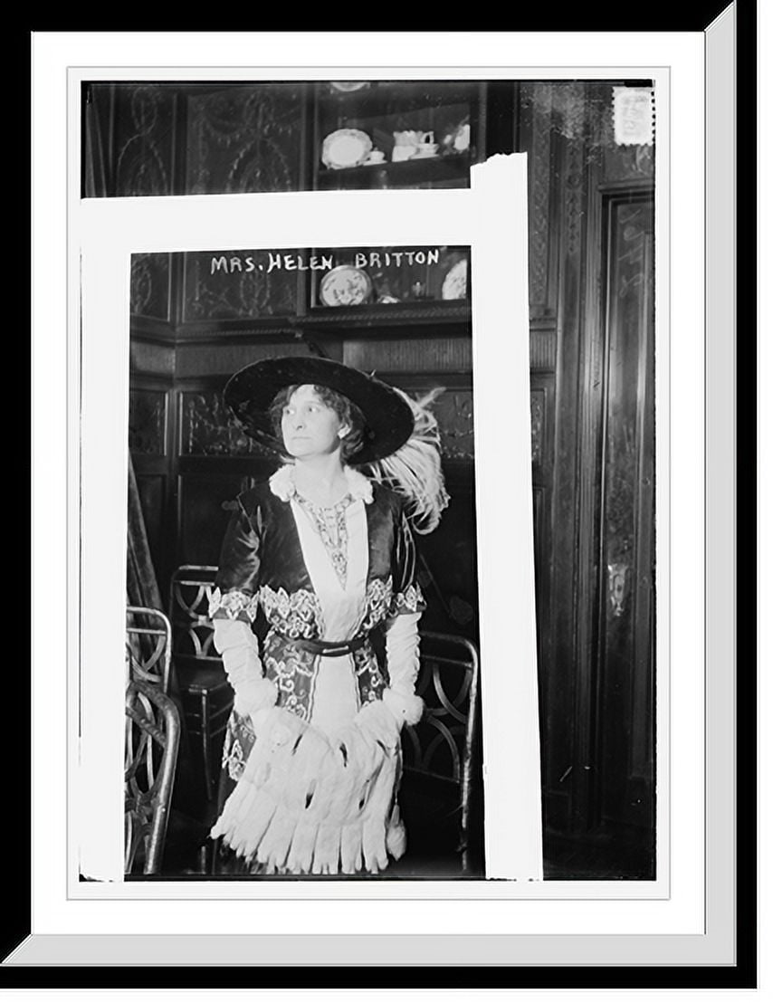 Historic Framed Print, Mrs. Helen Britton, 17-7/8" x 21-7/8" - Walmart.com