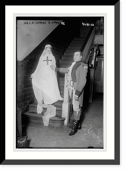 Historic Framed Print, Mrs. Herbert Shipman Julie (Bradley) Shipman, in ...