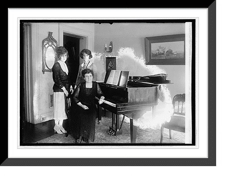 Historic Framed Print, Mrs. Howard Sutherland & daughters, 8/22/21, 17 ...