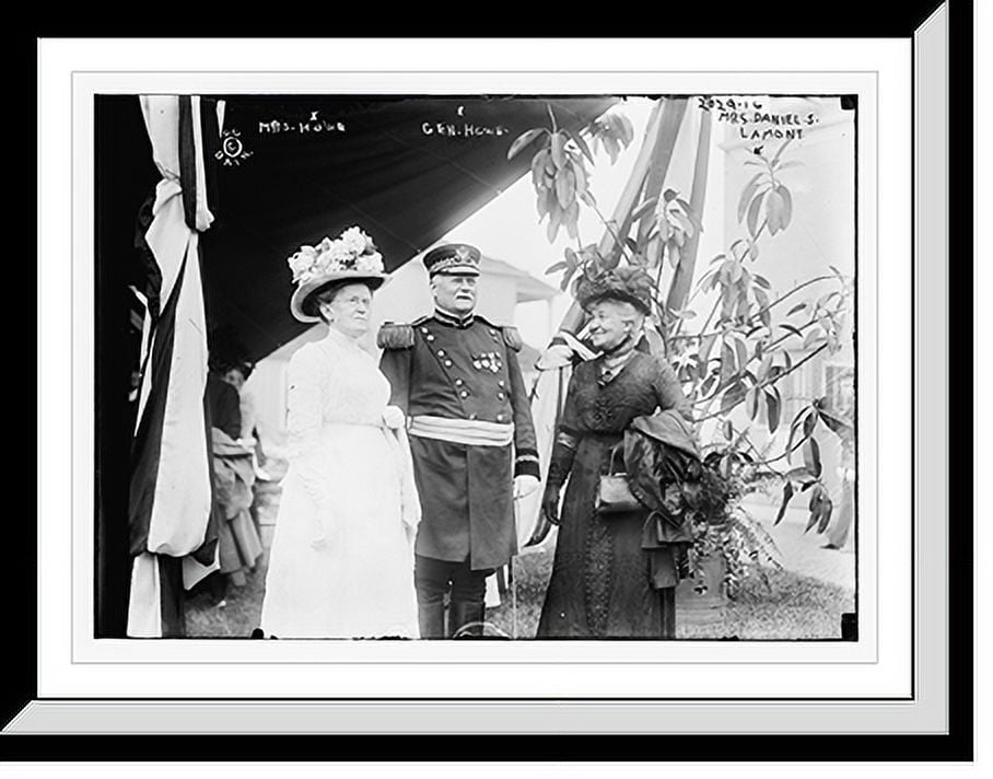 Historic Framed Print, Mrs. Howe, Gen. Howe, Mrs. Daniel S. Lamont, 17 ...